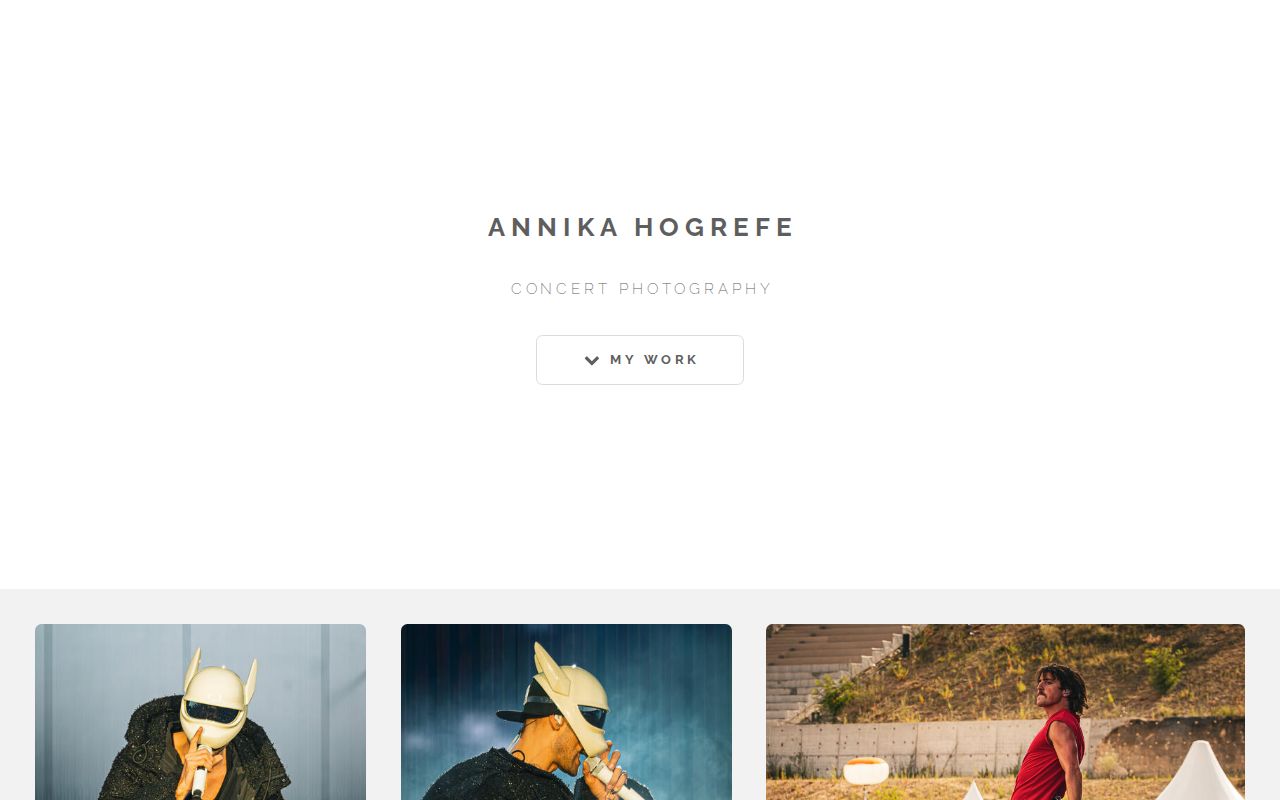 Portfolio Annika Hogrefe Concert Photography